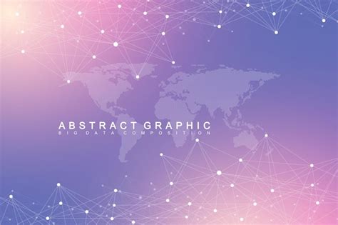 Free Vector Abstract Banner With A Low Poly Plexus Network