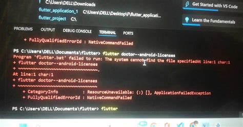 Dart Program Flutter Bat Failed To Run Stack Overflow