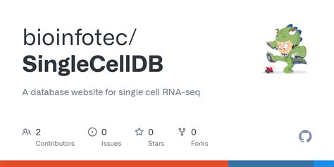 Github Bioinfotec Singlecelldb A Database Website For Single Cell Rna Seq