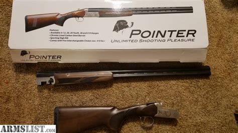 Armslist For Sale Legacy Pointer 1000 20 Gauge Over Under Shotgun 28