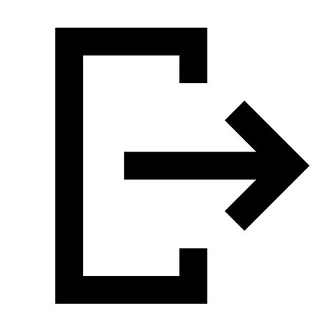 Log Out Vector Svg Icon Svg Repo