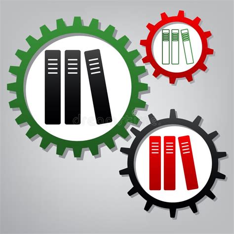 Binders Office Folder Ring Icon File Vector Document Paper Stock