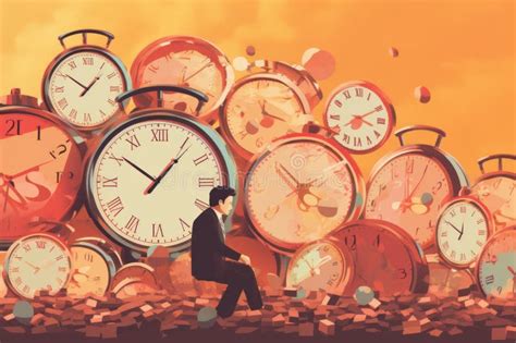 Mastering Time Management Boosting Productivity In Your Career Generative Ai Stock Illustration