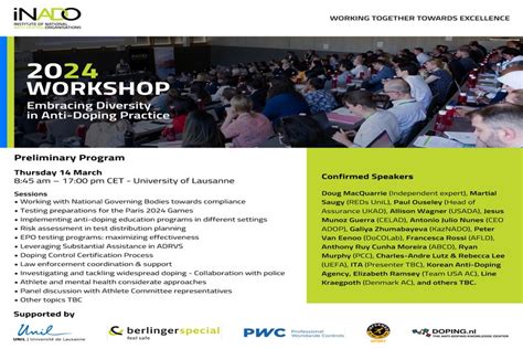 2024 Inado Annual Workshop Preliminary Program