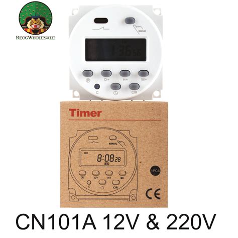 Jual Timer Switch Digital Time Delay Relay V Atau V CN A Untuk Lampu Shopee Indonesia