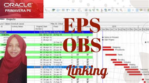 Primavera P6 Eps And Obs Creation Linking Part 3 Primaverap6 Malayalam Youtube