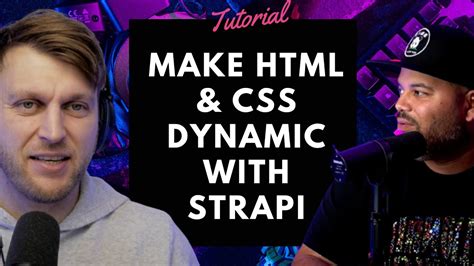 Make Your HTML CSS Dynamic With Strapi Headless CMS Quickly YouTube