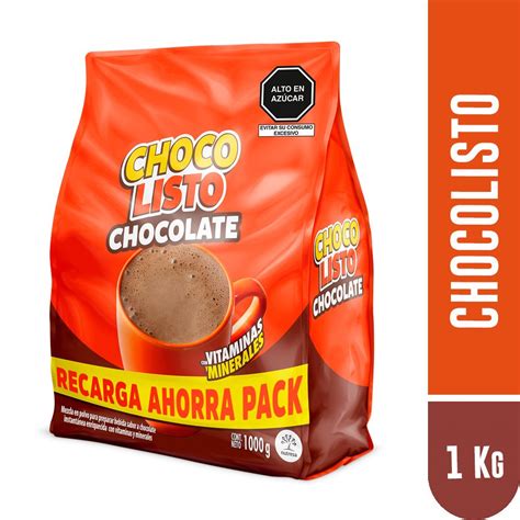Chocolate Instantáneo Choco Listo Chocolate 1kg Metro Pe