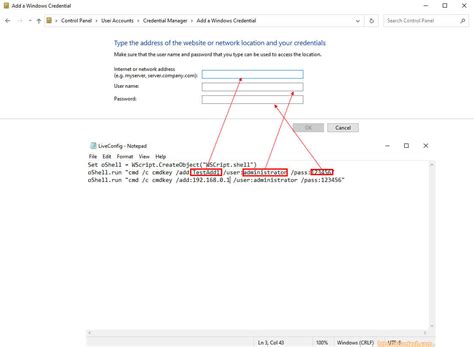 【windows】script To Add Windows Credentials Ttian Tech