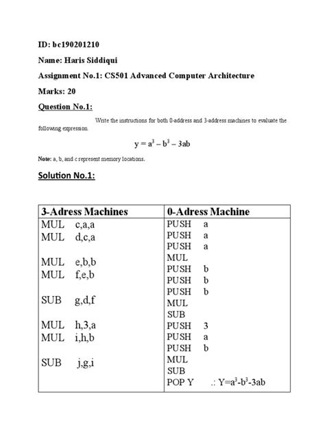 Bc190201210 Assignment 1 Cs501 Pdf Office Equipment Computer