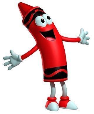 Red Crayon Emoji Crayon Cartoon Characters Cartoon Red Crayon