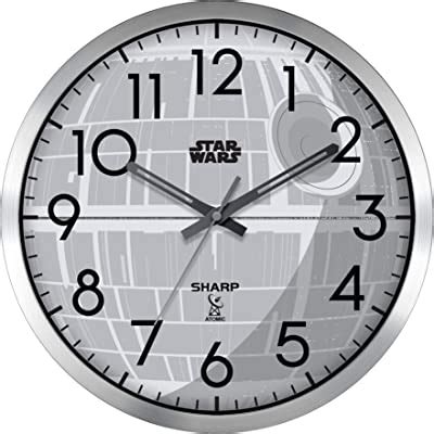 Amazon.com: Sharp Glow in The Dark Atomic Analog Wall Clock - 12" Clock with Black Frame - Sets ...