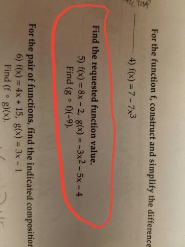 Solved For The Function F Construct And Simplify The Chegg