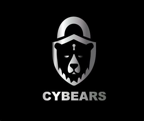 Elegant Playful Security Logo Design For Cybears Hardware Security