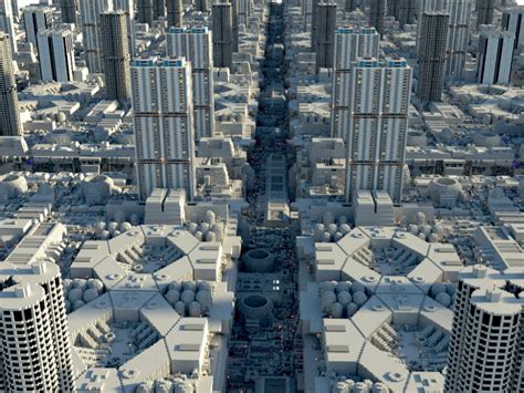 Galactic City Coruscant Star Wars Minecraft Map