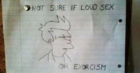 13 Notes Asking Neighbors To Quit Having Noisy Sex