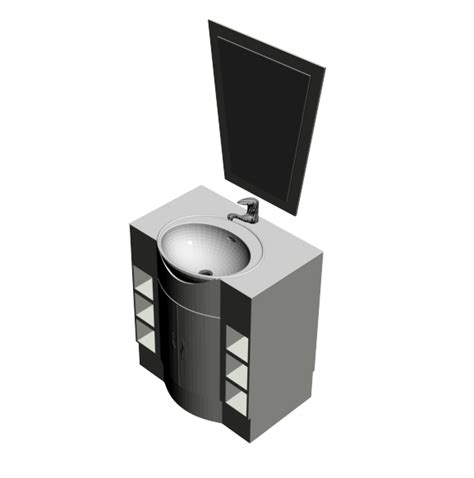 Bathroom Vanity Unit 3ds Max Model Cadblocksfree Thousands Of Free