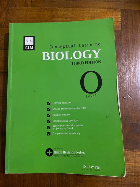 Conceptual Learning Biology O Level Hobbies And Toys Books And Magazines