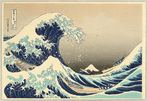 Katsushika Hokusai Thirty Six Views Of Mtfuji The Great Wave