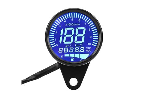 Universal Analog Speedometer Black Compteur Universel Digital Noir Secretimport Tv