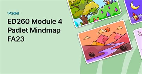 ed260 module 4 padlet mindmap fa23