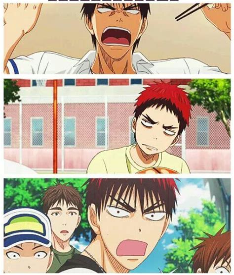 Kagami~ Aww His Expression Kuroko No Basket Kuroko Kurokos Basketball