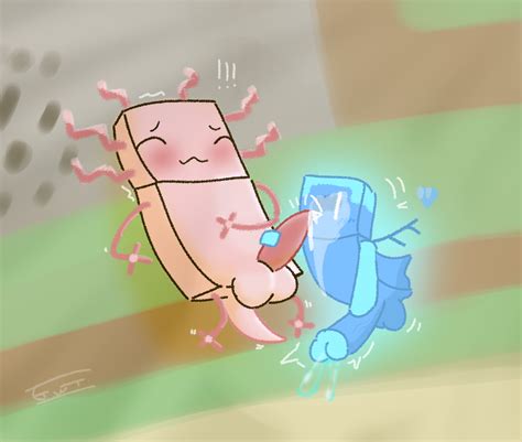 rule 34 3 allay minecraft amphibian axolotl axolotl minecraft