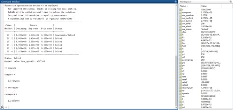 the return value in the process of cvx is incorrect cvx forum a