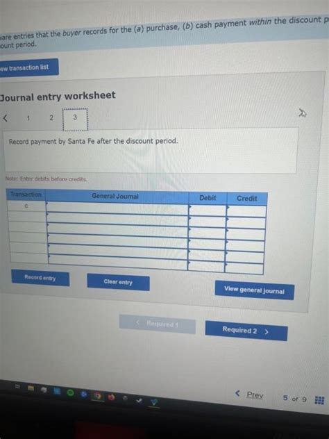 Exercise 4 9 Algo Recording Sales Purchases And