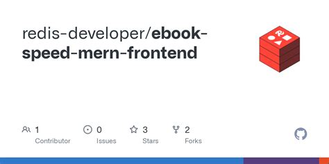 Github Redis Developerebook Speed Mern Frontend