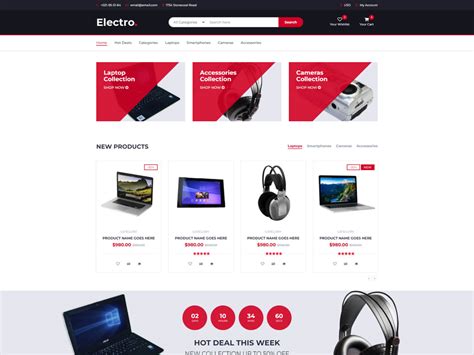 Free ECommerce HTML Website Templates For Download