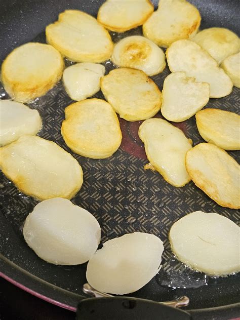 그리고 감자튀김도 만들었어요