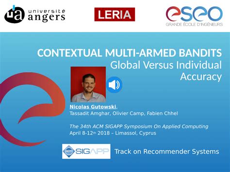 Pdf Global Versus Individual Accuracy In Contextual Multi Armed Bandit