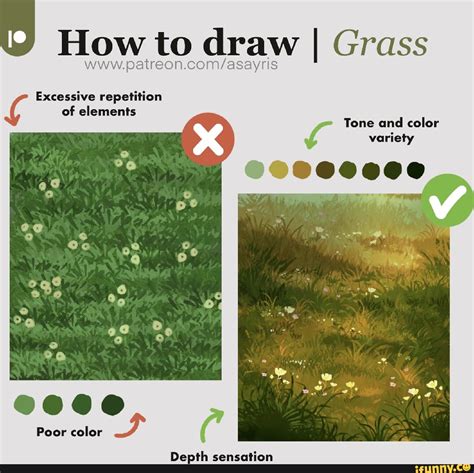 How To Draw Texture Grass