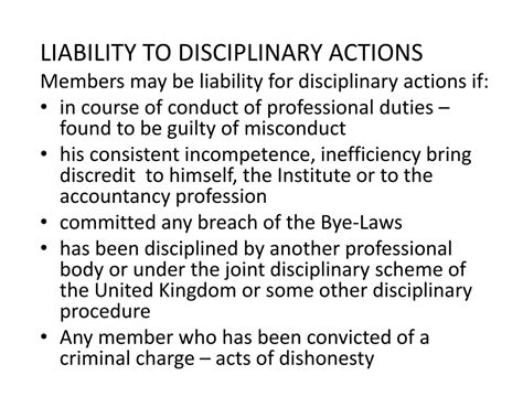 Ppt Professional Conduct Regulations For Chartered Accountants