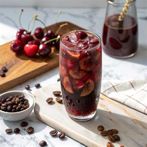 Dark Cherry And Cacao Nib Cold Brew Concentrate In 2025 Coffee