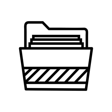 Folder Vector Icon 16227448 Vector Art At Vecteezy