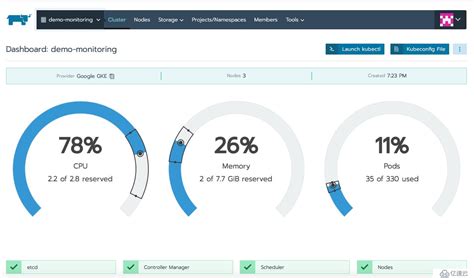 kubernetes集群监控详解 云计算 亿速云