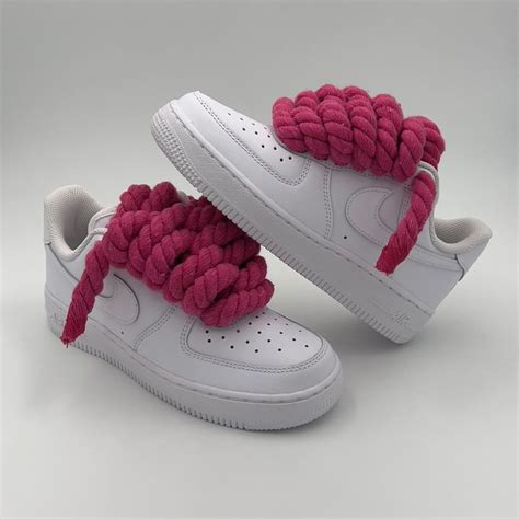 Nike Air Force 1 Rope Laces Ultra Pink Nike Air Force 1 Rope Laces