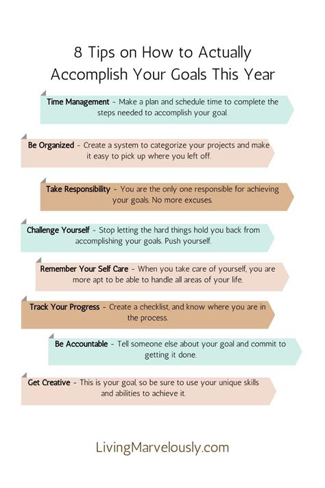 8 Tips On How To Actually Accomplish Goals This Year Artofit