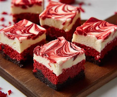 Easy Red Velvet Cheesecake Bars