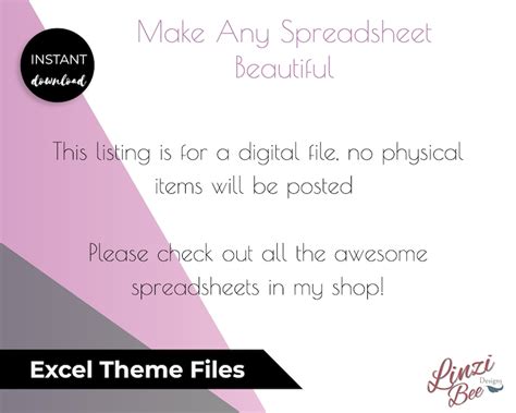 Excel Theme File For Beautiful Spreadsheets Excel Pretty Colors Pink
