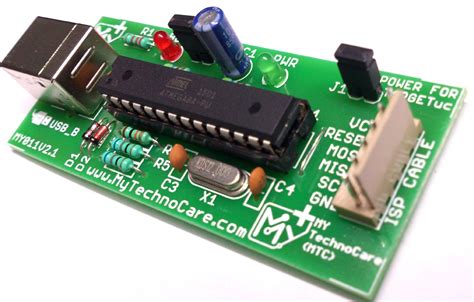8051 Development Board With Usb Programmer My Technocare