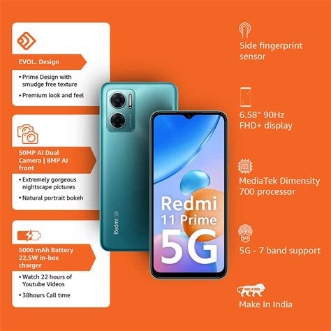 Redmi Prime G Chrome Silver Gb Ram Gb Storage