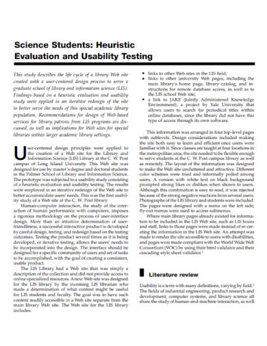 free 10 heuristic usability evaluation samples [ website testing