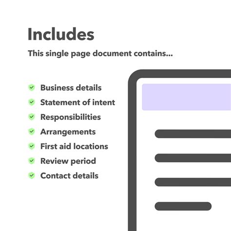 Health And Safety Policy Template Pre Filled Customisable And Compliant