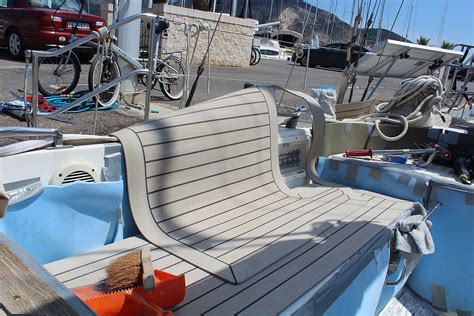 Replacing Our Teak Deck With Flexiteak Sy Elisabeth