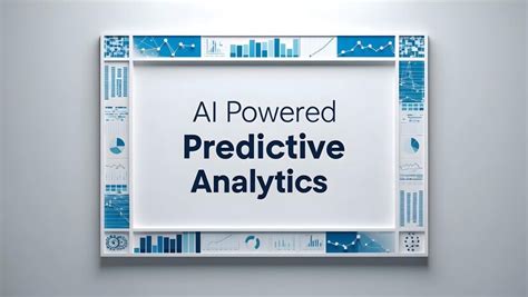 3d Ai Powered Predictive Analytics Frame Concept As A Clean Border