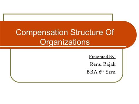 Compensation Structure