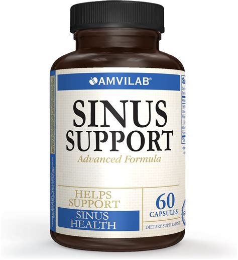 Amvilab Sinus Support Advanced Formula Helps Support